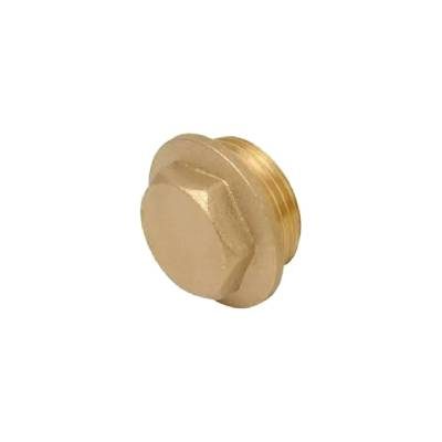 BRASS FLANGED PLUG | 1/8", 1/4", 3/8", 1/2", 3/4", 1", 1.1/4", 1.1/2", 2"