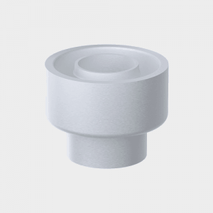 EXTERNAL FLUSH CONE WHITE RUBBER