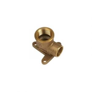 SOLDER RING WALL PLATE ELBOW - 15mm x 1/2" - 22mm x 3/4"