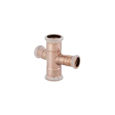 GEBERIT MAPRESS COPPER PIPE CROSS - Plumb Parts Glasgow Ltd